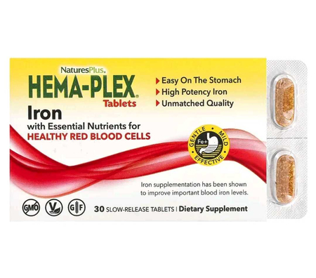 Hema plex железо таблетки,  капсулный