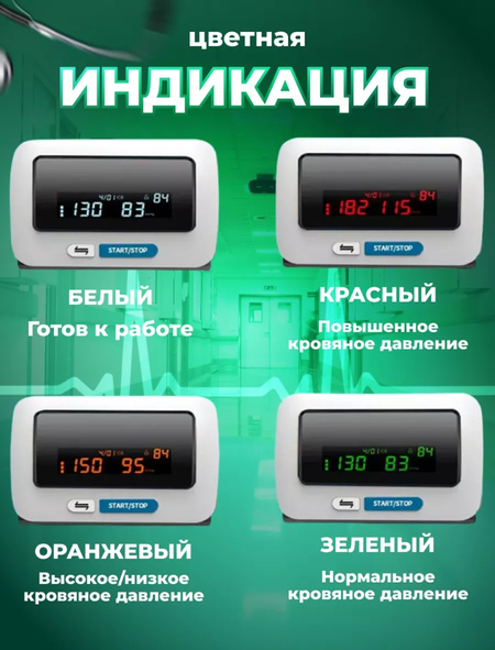 Тонометр автоматический для измерения давления электронный