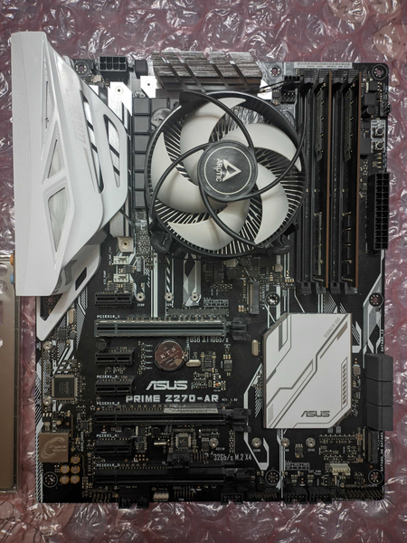 ASUS PRIME Z270-AR & Pentium G4560 & 16GB RAM & Arctic Cooler - COMBO