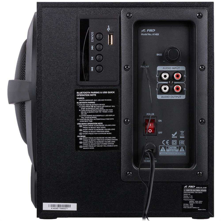 продам новый F&D A140X/USB/Bluetooth/Sd card/AUX/37 ватт/Подсветка