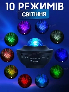 лазерный LED ночник проектор Звездное небо