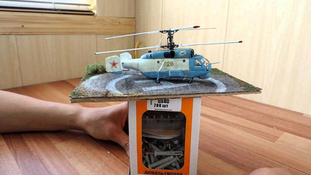 Сборная модель вертолета Ка-27 (Звезда, 1/72)