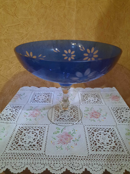 Винтажный набор для кухни  из 6 предметов. Кобальт