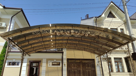 Давоза,  решетка, навес,лексан установка