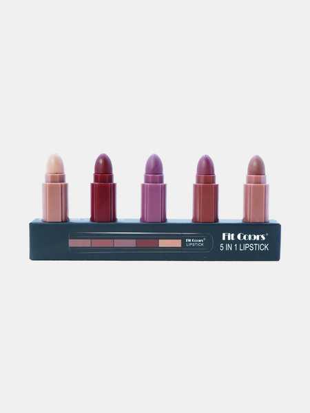 5 tasi 1 Pamada 5 xil rang  помада 5 в 1  Lipstick 5 in 1
