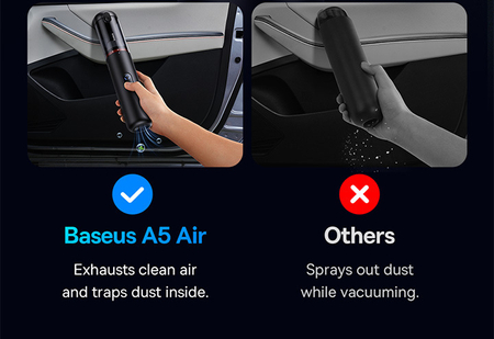 Пылесос автомобильный Baseus A5 Car Vacuum Cleaner A5 air