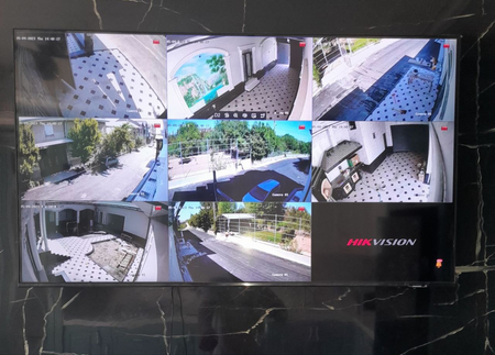 Elektr mantaj video kamera damafon