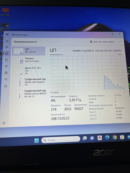 Core i5 10 SSD 256 GB