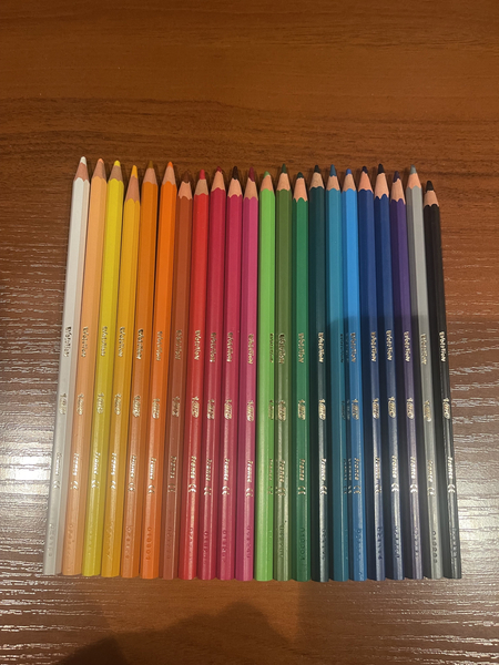 цветные карандаши bic