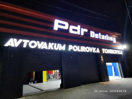 Tashqi Reklama Laytboks Bukva Наружная Реклама