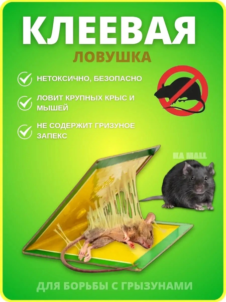 Клеевая ловушка от крыс и мышей