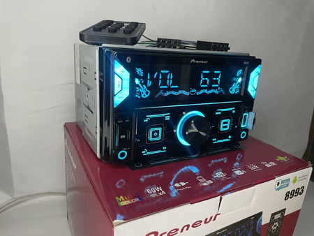 Avto magnitafon kattasi yangi madel blutus usb aux radio mafon