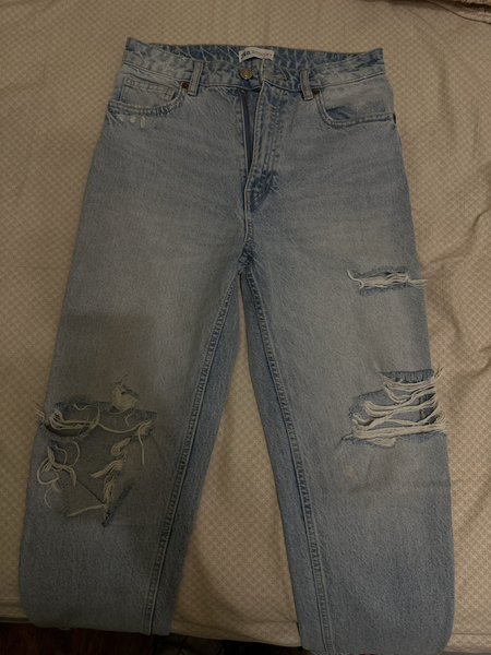 Джинсовые брюки от Zara