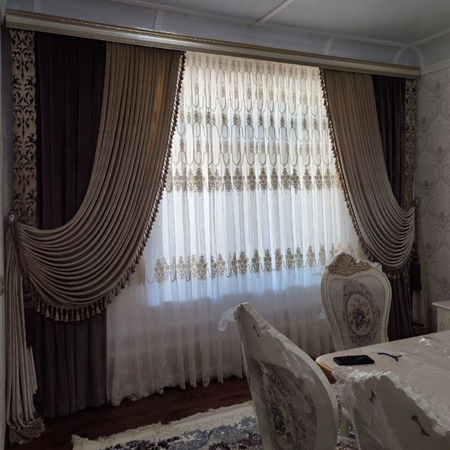Parda yuvish,Parda tikish