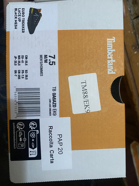 Timberland Euro Trekker Lace Up Balck Mesh