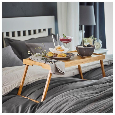 Поднос на ножках. Бамбук. IKEA

Ножки складываются, что обеспечивает к