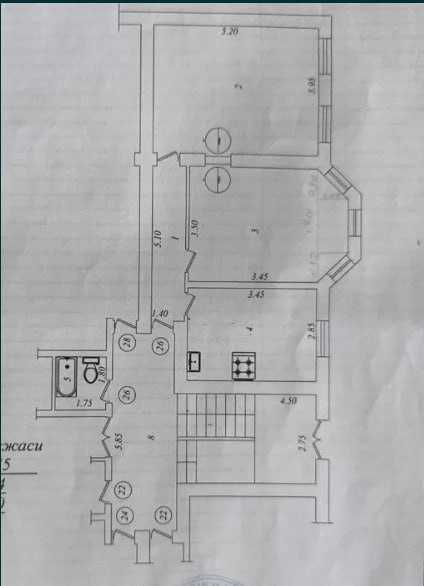 Саид Барака 2/2/2 высокопотолочка, ор-р поликлиника МВД