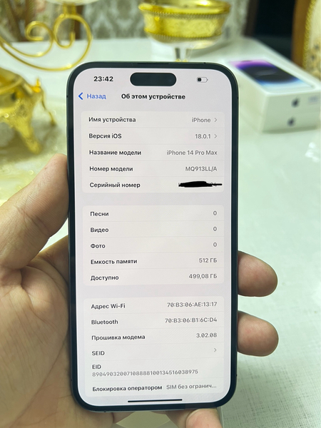 iphone 14 pro max 128gb LL/A Amerika