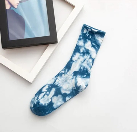 Носки tie dye скидка,унисекс.