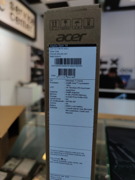 Acer spin 14 core5