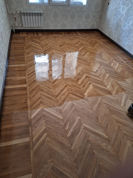 Шлифовка пол паркет