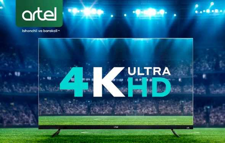 Новый телевизор Artel 4K SMART, диагональ: 55 (139 см) в упаковке!