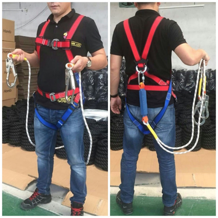 Страховочный, мантажный пояс с аматизатором