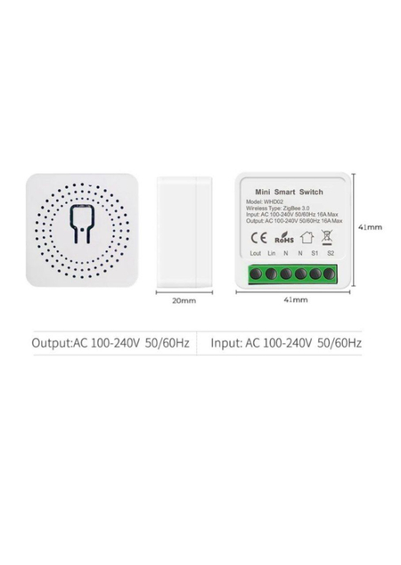 Умное реле-выключатель wifi Smart Tuya Алиса