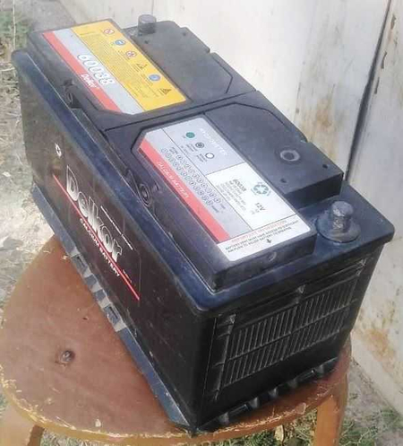 Аккумулятор б/у неисправный, Delkor 12V 100A
