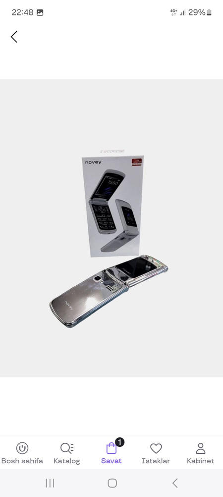 Новей Z550 model yangi telfon sotiladi 1 oy ishlatdim holati yangi