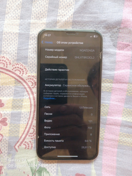 Iphone x bor holati yaxshi