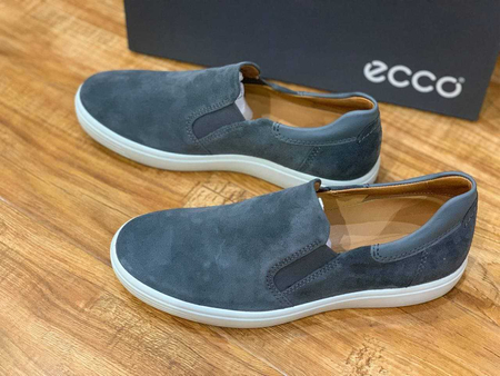 ECCO SOFT 7 мужские кожаные слипоны