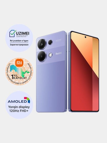 #KREDIT#Redmi Note 13 Pro 8/256GB Nasiya Savdo Bosh to'lovsiz