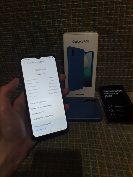 Samsung galaxy A02 хама жои родной коробка документ