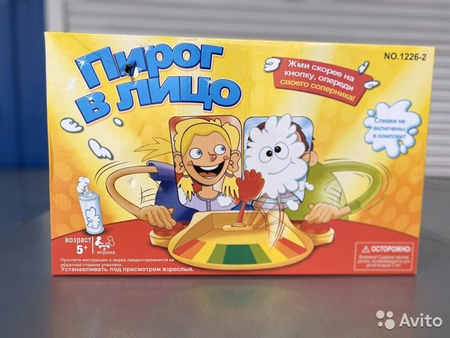 Пирог в лицо | настольная игра