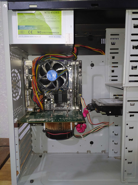 Бюджетный компьютер кейси сотилади, G41/775 socket DDR3 видеокарта бор