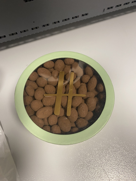 Harrods chocolate cocoa dusted pistachios