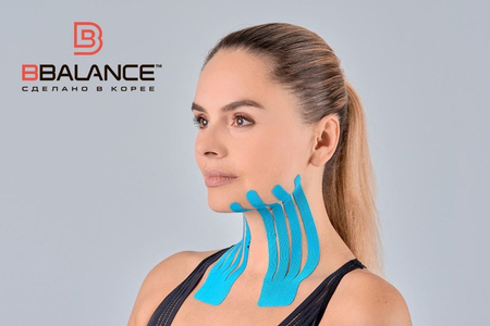 Шелковые кинезио тейпы для лица 5 см kinesio kinezio tape teyp face