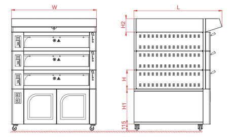 Печь хлебопекарная Porlanmaz Bakery  Machinery PMKF 12