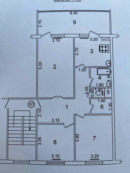 Юнусабад 19 квартал 3/4/5 (78²) продаётся квартира