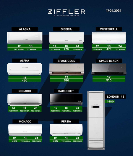 Кондиционер Ziffler  Inverter 12