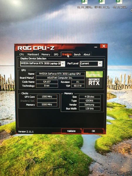 Asus tuf gaming f15 rtx3050