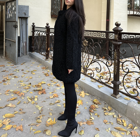 Шуба каракуль
