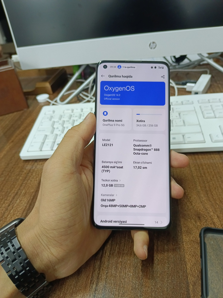 OnePlus 9 Pro 5G Black  256/12GB+12GB обмен на iPhone 15 Pro