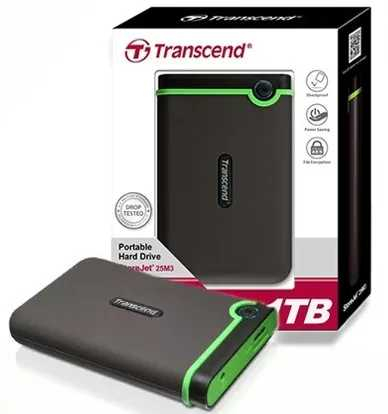 Внешний жосткы диск  Transcend  1TB  tashqi qattiq disk