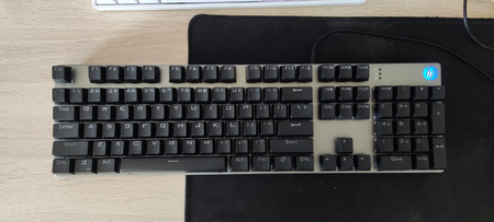 ИГРОВАЯ клавиатура от HP с RGB подсветкой и СИНИМИ свечами