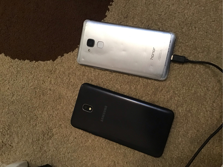 Samsung J7 16 gb honor 16 gb