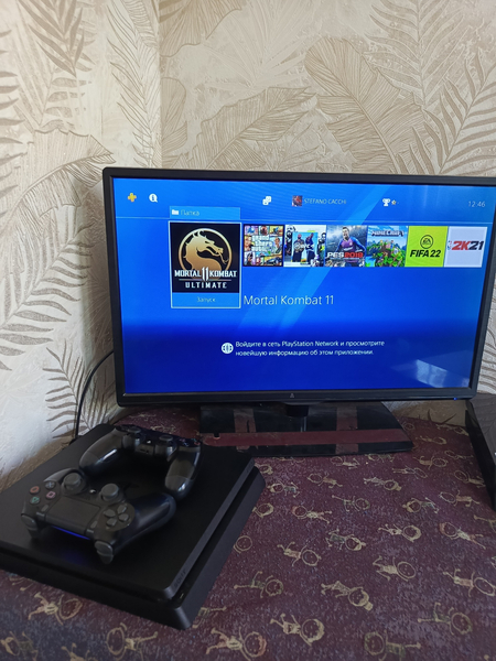 Ps4 playstation 4 slim с играми+3 месяц гарантия