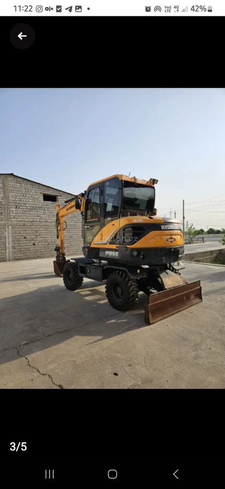 Hunday hw 60  ekskavator 2017