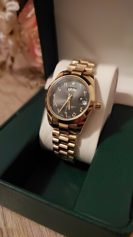 Женские золотистый часы Rolex. Ayollar uchun tilla rangli sog'ot ROLEX